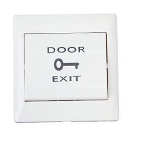 Exit Button - White Plastic Switch for Electric Access Control Door ...
